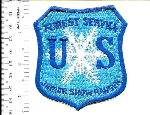 Hot Shot Wildland Junior Snow Ranger US Forest Service USFS Patch vel ...