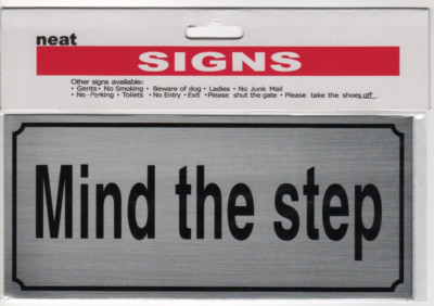 Mind the Step Sign in Decorative Plaques & Signs for sale | eBay