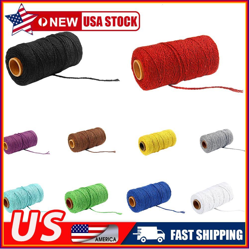 100 METER AQUA WAXED COTTON BEADING CORD STRING ROLL 2MM #F-52F | eBay