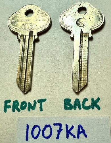 Vintage 1970s 1980s NOS ILCO 1007KA key blanks new old stock rare | eBay