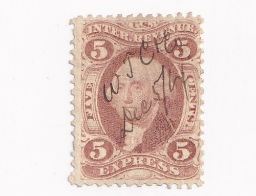 1862 STAMP US SCOTT R25C "Washington-Express" 5 CENT USED - D | eBay