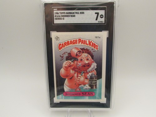 1986 Topps Garbage Pail Kids 4th Series 4 #161a Shorned Sean SGC 7 | eBay