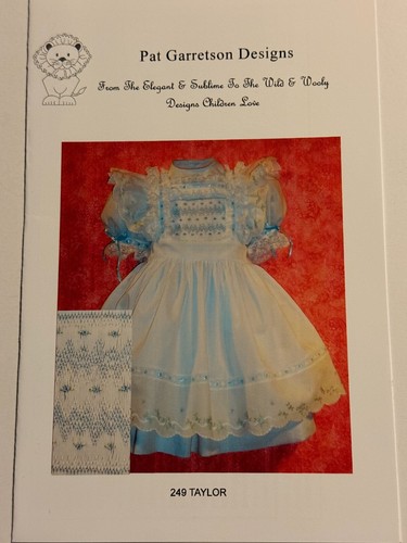 Smocking Plate #249 TAYLOR by Pat Garretson - New | eBay