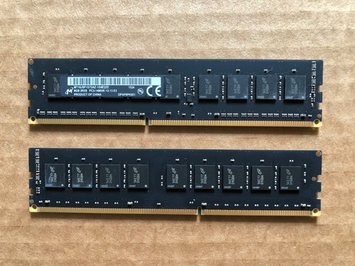 Lot of 2 Micron 8GB PC3-14900 DDR3 1866 ECC Memory for Apple Mac Pro ...