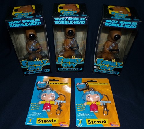 Lot of FAMILY GUY Brian Bobble-Heads and Stewie Keychains | eBay