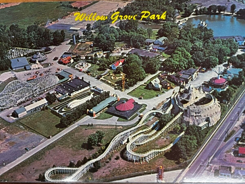 Willow Grove Amusement Park Aerial View of Willow Grove Amusement Park ...