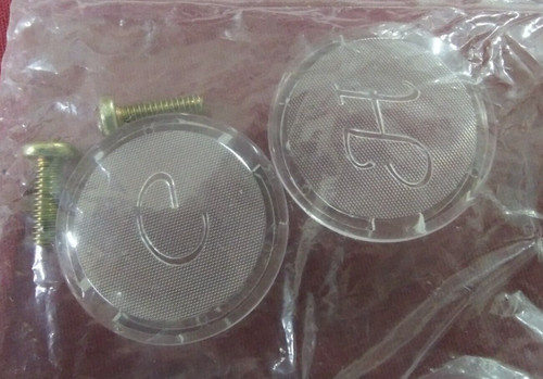 Hot and Cold Universal LARGE Index Buttons Clear Acrylic *306217 | eBay