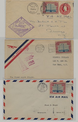 US - 3 Airmail Covers Lot # 155 | eBay