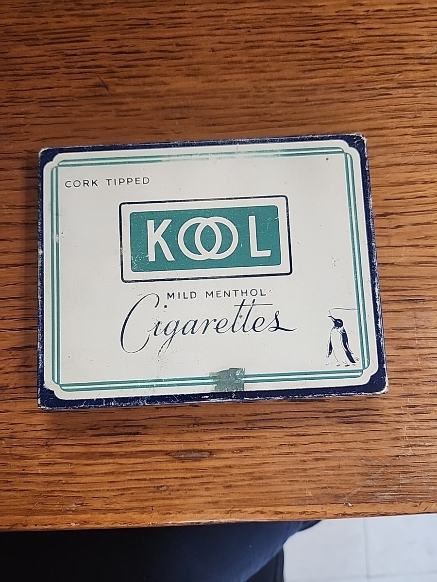 Cigarros Kool Vintage Tin Kool Cigarettes Etsy