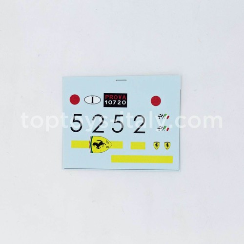 Waterslide decals slot car policar Super Ferrari 330 P3 Red 1:24 Decals ...