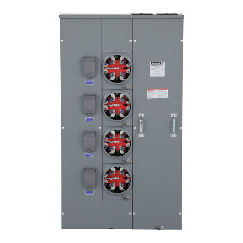 Square D MPH64200 UG/OH 600A Main Bus, 200A Socket, Horn Bypass. | eBay