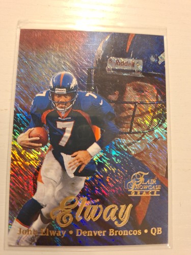 1998 Flair Showcase #7 John Elway Flair Showcase Grace SEC 2 ROW 1 SEAT ...