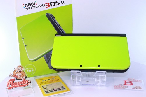 New Nintendo 3DS LL XL Lime Black [Rank :B] W/Box | eBay