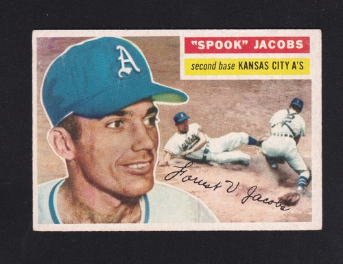 1956 Topps Baseball #151 Spook Jacobs EXMT+ GB ~ Sharp Card ~ AJMCARDS ...