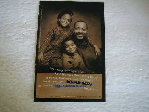 1999 GMAC FINANCIAL SERVICES 4.75X7.5 VINTAGE PRINT AD L043 | eBay