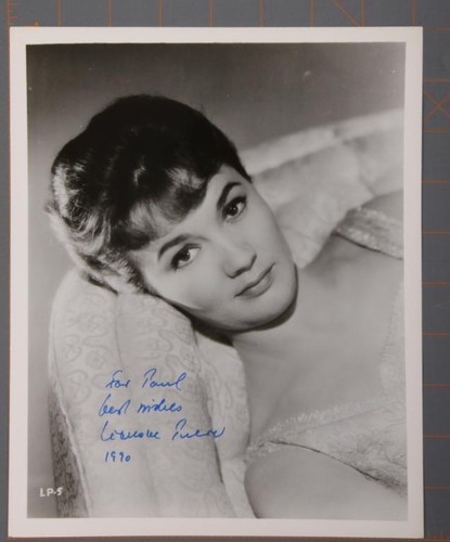 Lisolette Pulver signed inscribed to Paul Photo P 8 x 10 dated 1990 B/W ...