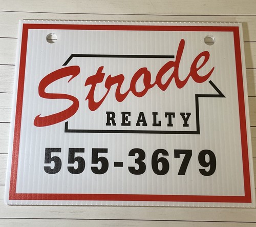 Halloween Movie Strode Realty Sale Sign 8x10 Prop Replica Bam Horror ...