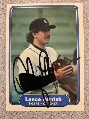 LANCE PARRISH DETROIT TIGERS AUTOGRAPHED SIGNED 1982 FLEER #276 | eBay