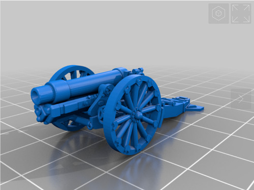 28mm/ 1:56th Scale Resin WW1 British BL 6 Inch 26 CWT Howitzer with ...