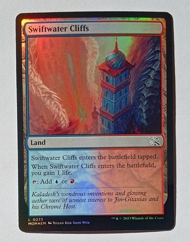 Magic MTG - Swiftwater Cliffs (Foil) - March of the Machine - NM | eBay