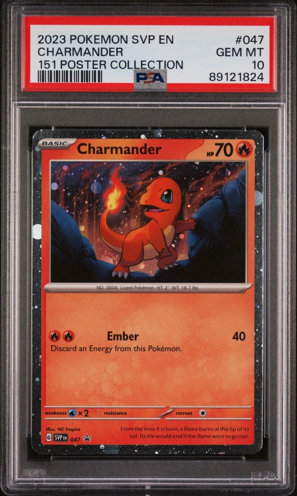 Charmander 2023 Scarlet & Violet: Black Star Promo #SVP047 151 Poster ...