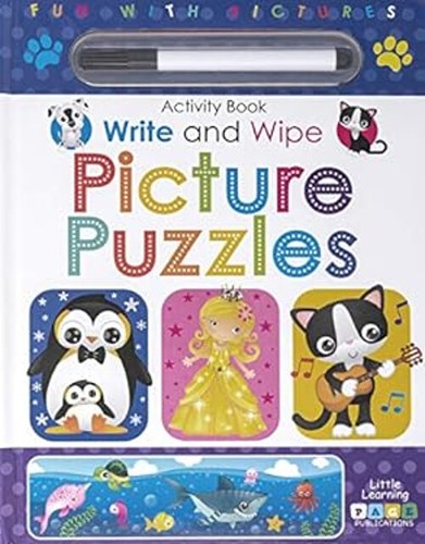 Write and Wipe Picture Puzzles Board Books Page Publications ...