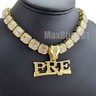 Young Dolph PRE Pendant 16" 18" 20" Iced Baguette Choker Chain Hip Hop ...