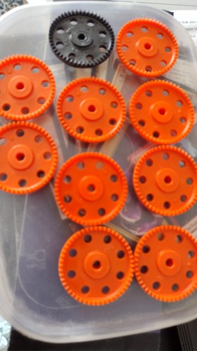 Meccano - modern parts - 10 pieces of part 28p3p - 50 tooth TFA ...