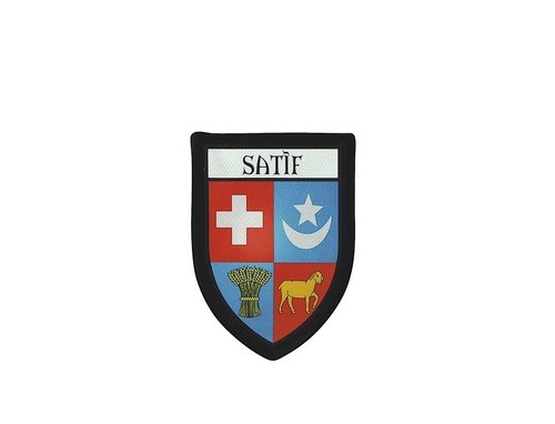 Embroidered Iron-On Badge Printed Coat Of Arms City Patch Souvenir ...
