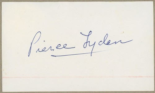 *SALE* EARLY B WESTERN AUTOGRAPH - Pierce Lyden - Hundreds of Movies ...