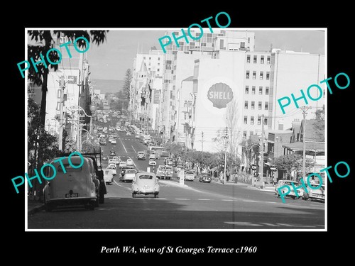 OLD 8x6 HISTORIC PHOTO OF PERTH WEST AUSTRALIA VIEW OF St GEORGES ...