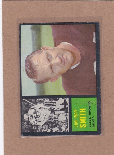 1962 TOPPS FOOTBALL JIM RAY SMITH #30 BROWNS VGEX *A20062 | eBay
