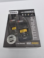 UNIDEN UH820S-1 2W UHF SINGLE HANDHELD RADIO+NEW+WTY+ 80 CHANNEL ...