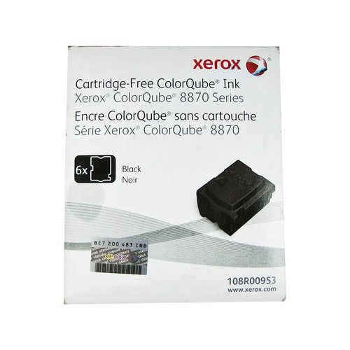 Genuine Xerox ColorQube 8870/8880 Black 6X Solid Inks 108R00953 8870DN ...