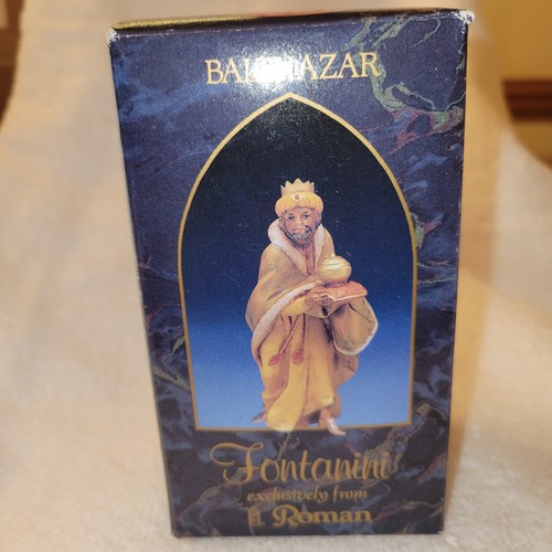 vintage fontanini king balthazar nativity figure 5" Christmas | eBay