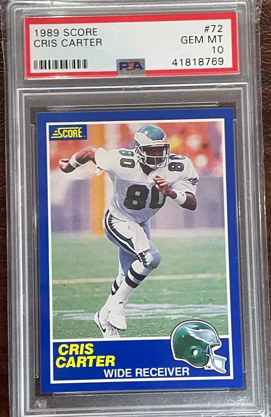 Cris Carter 1989 Score #72 Base PSA 10 Price Guide - Sports Card Investor
