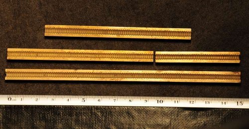 4 x lines frame bookbinding Brass Type Letterpress hot stamp hotfoil ...