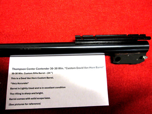 Thompson Center Contender (*Custom 30-30 Win. Barrel*) | eBay