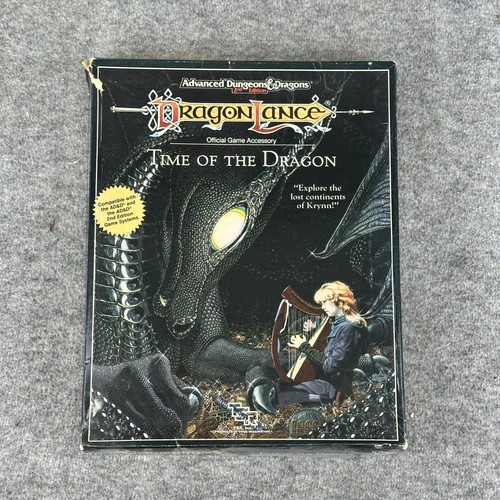 Dragonlance Time of the Dragon Box Set TSR Advanced Dungeons and ...
