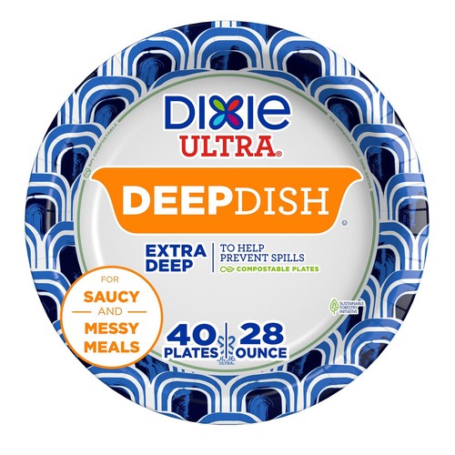 Dixie Ultra Paper Deep Dish Plates 28 Oz 40 Count for sale online | eBay