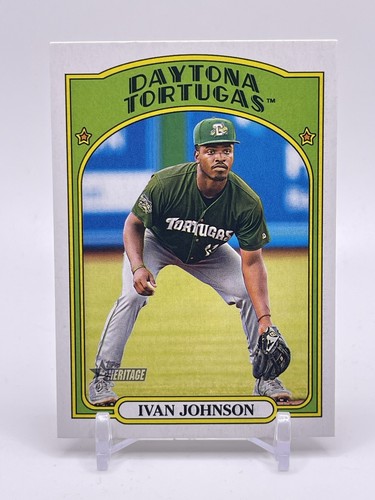 Ivan Johnson 2021 Topps Heritage Minors #127 Cincinnati Reds | eBay