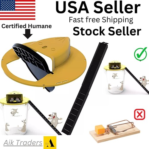 Mouse Rat Trap Flip & Slide Mouse Trap Bucket Catcher Mousetrap Slide ...