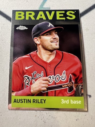 2023 Topps Chrome Lids Mitchell & Ness Exclusive Austin Riley Atlanta ...
