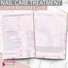 Nail Care Client Record Card Treatment Consultation Pedicure Manicure ...
