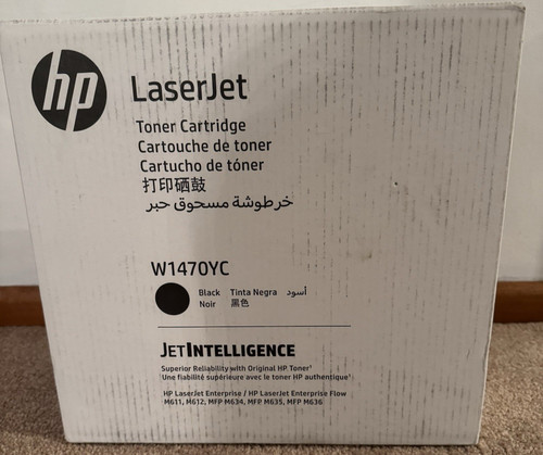 Genuine HP W1470YC Black High Yield Contract Toner Cartridge BRAND NEW ...