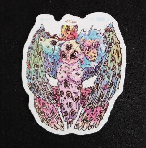 Wild Animals Mutation Colorful Cartoon Monster Sticker 2.25" x 1.78" (R ...