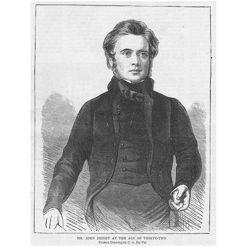 Mr John Bright at the Age of Thirty Two - Antique Print 1889 | eBay