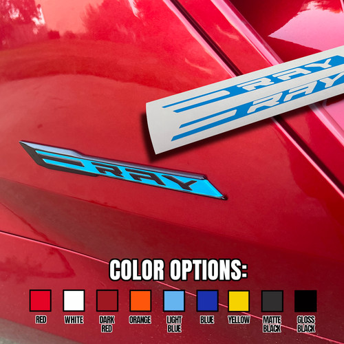 Insert Decals For Side Badge on Chevy Corvette C8 ERAY 2024 2025 2026 ...