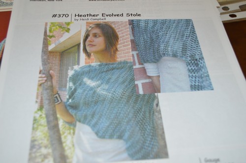 Schaeffer Knitting Pattern 370 Heather Evolved Stole | eBay