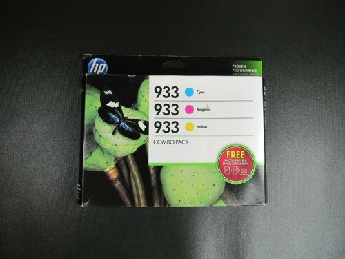 HP OfficeJet 933 Color Ink Cartridges Combo Pack Plus Photo Paper EXP ...